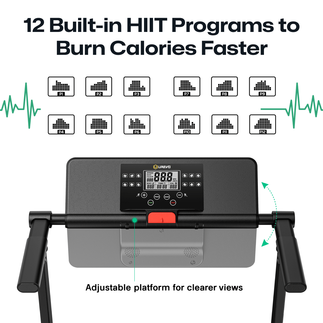 UREVO Foldi Mini Treadmill | Lightweight and Space-Saving Fitness ...