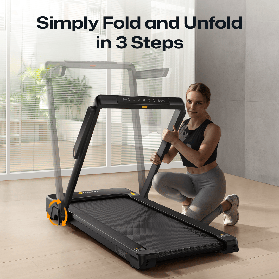 UREVO Strol 1 Pro Treadmill | Work out Efficiently with Auto Incline ...