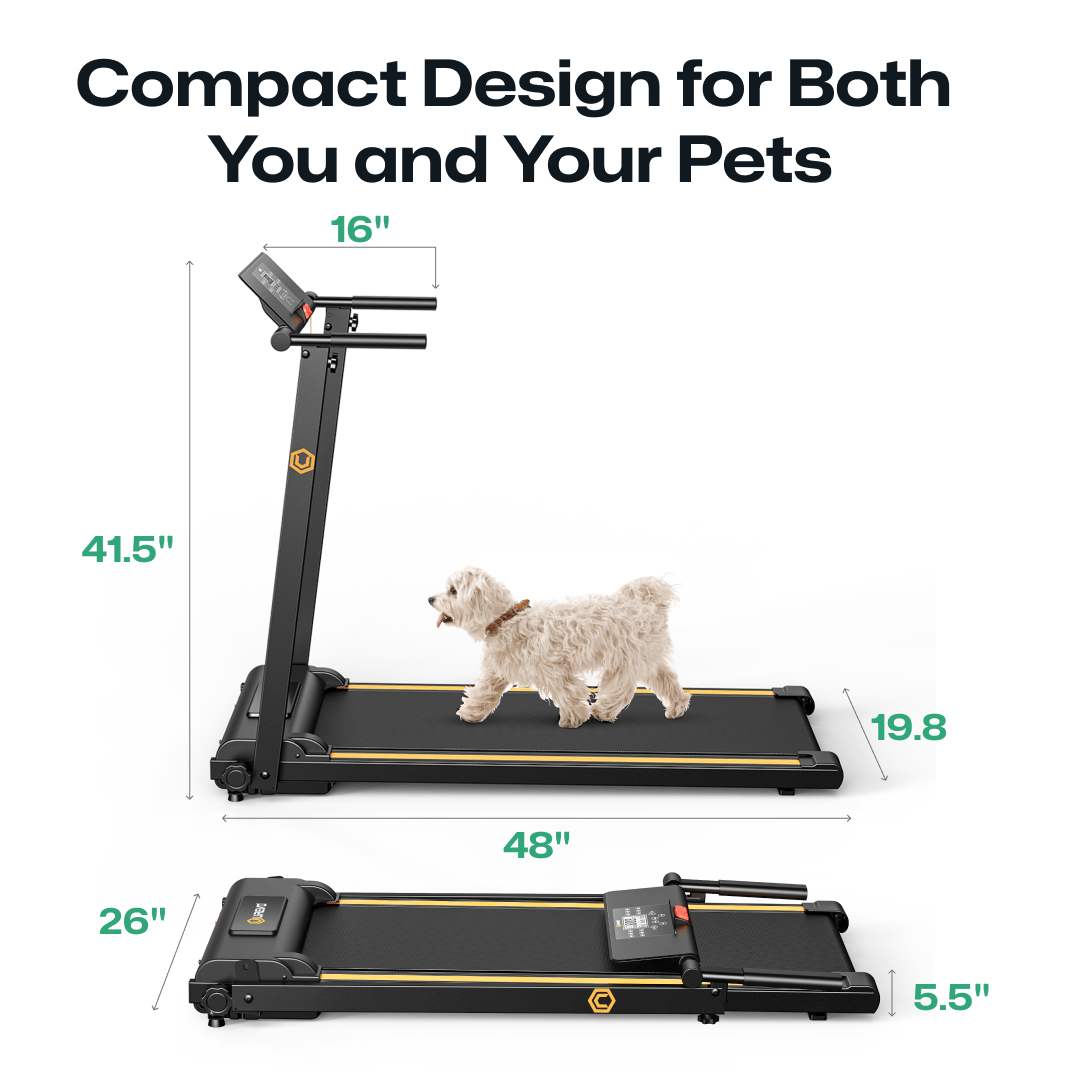 UREVO Foldi Mini Treadmill | Lightweight and Space-Saving Fitness ...