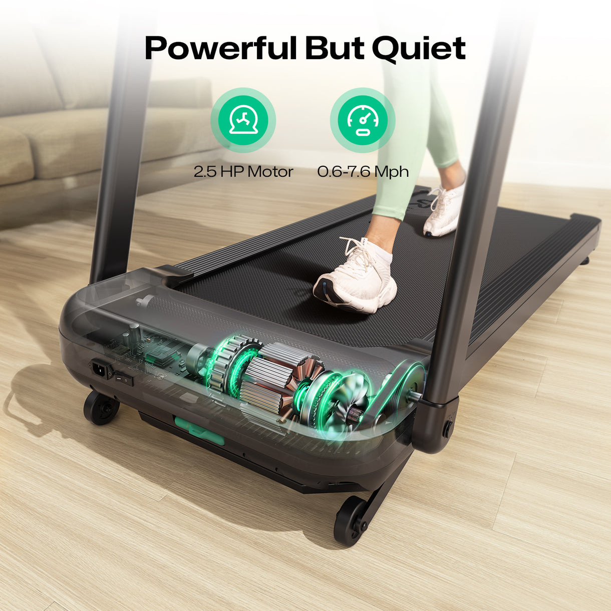 UREVO Foldi 3S Treadmill | Space Elf, Folding Free Run – Urevo