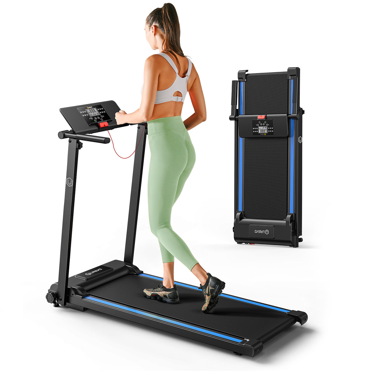 UREVO Foldi Mini Treadmill | Lightweight and Space-Saving Fitness – Urevo