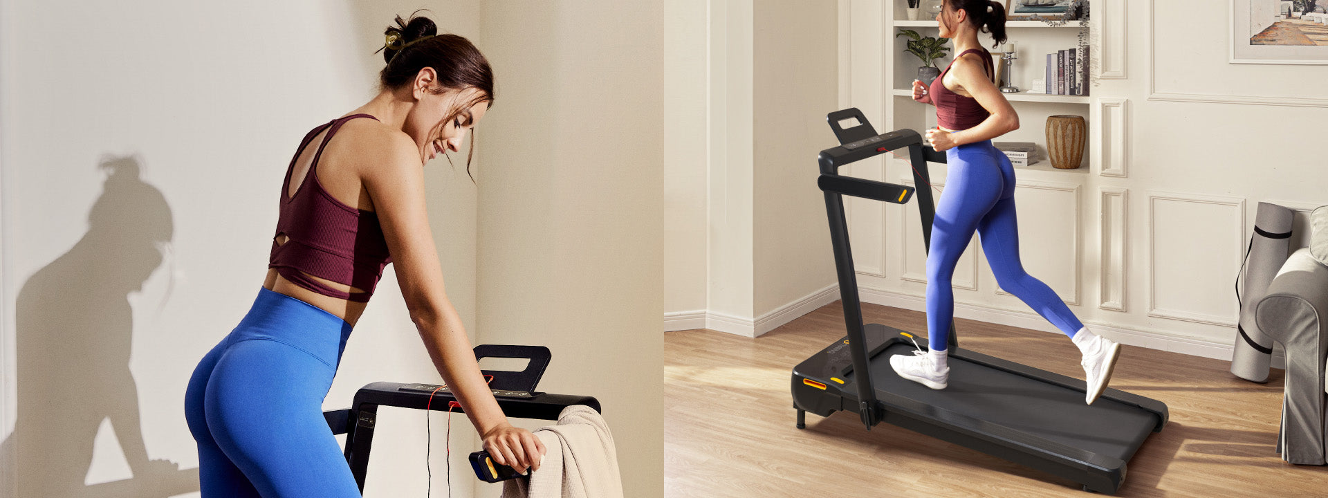 Urevo® - Space-Friendly Treadmill, Lift Tech, Affordable Prices
