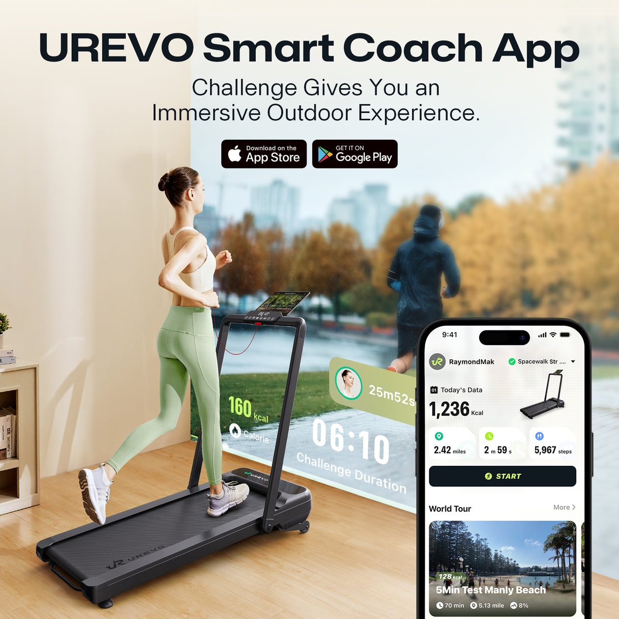 UREVO Strol 2S Pro Treadmill | All-in-One Solution for Walking and ...